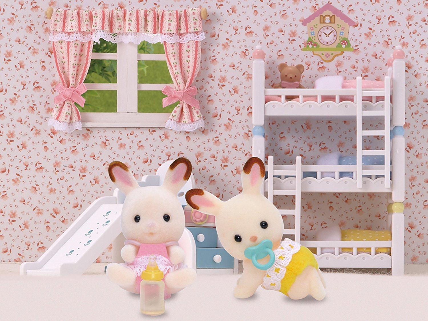 Sylvanian Families Chocolate Rabbit Twins