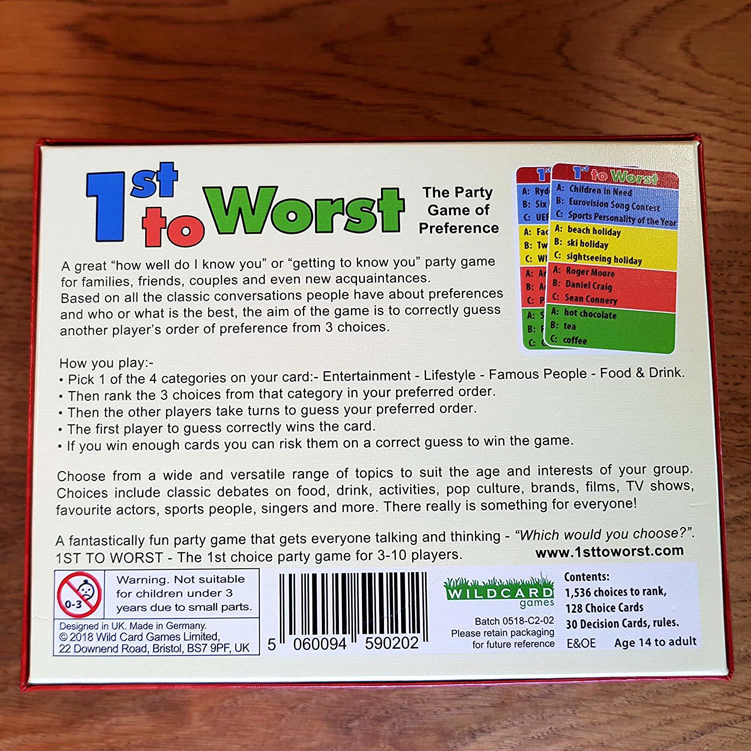 1st to Worst
