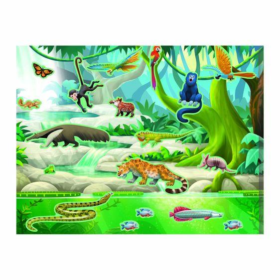 Reusable Sticker Pad Jungle and Savannah