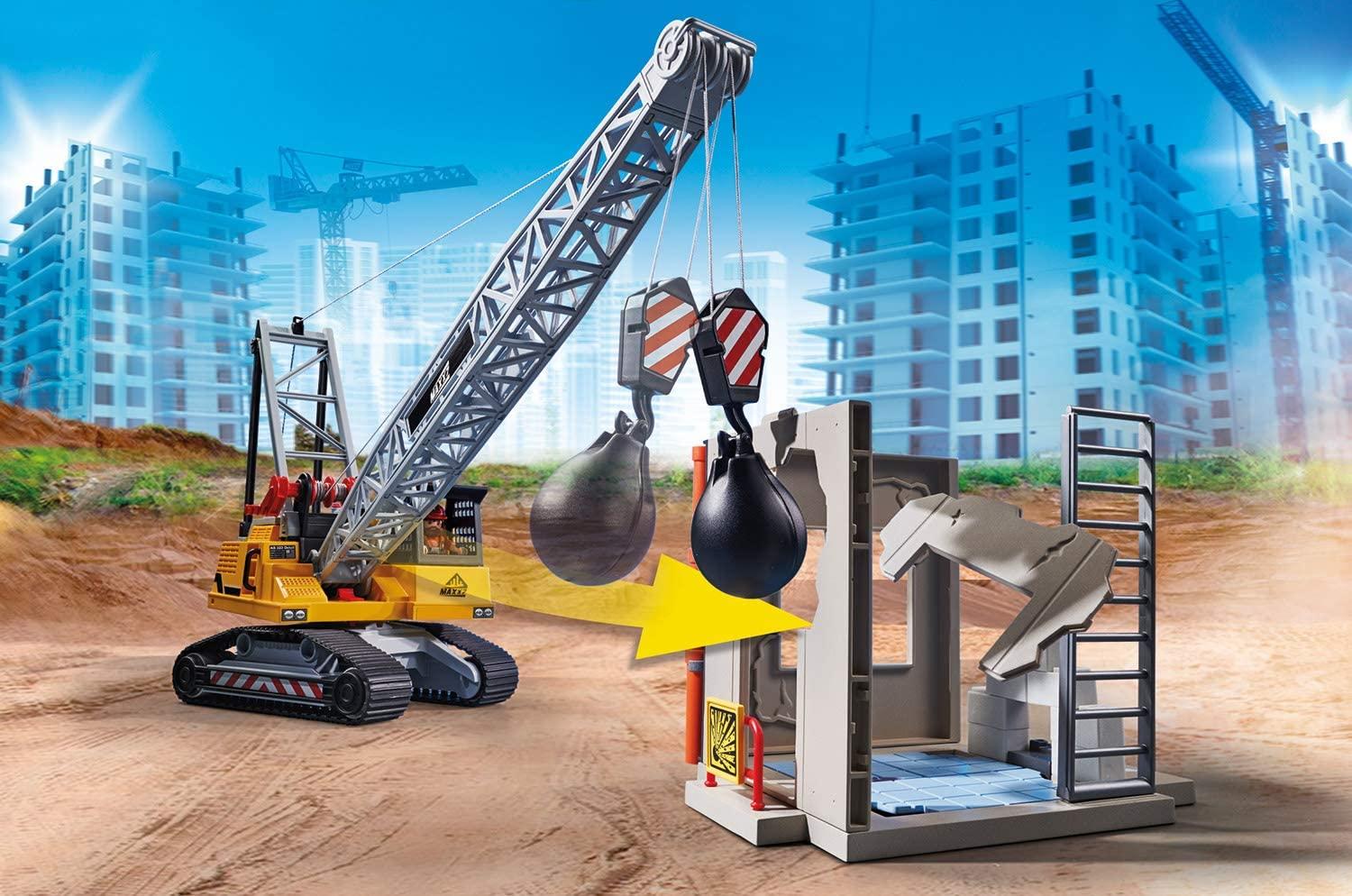 City Action Construction Demolition Crane with Working Winch