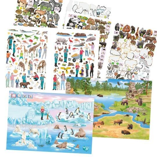 Create Your Zoo Sticker Book