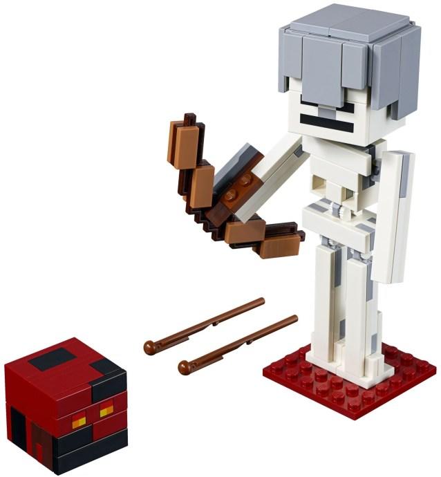 Minecraft Skeleton BigFig with Magna Cube
