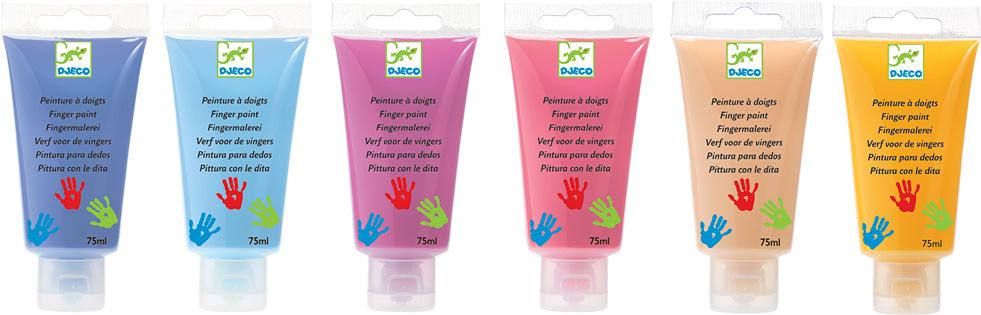 Finger Paint Set - Pastel Colours