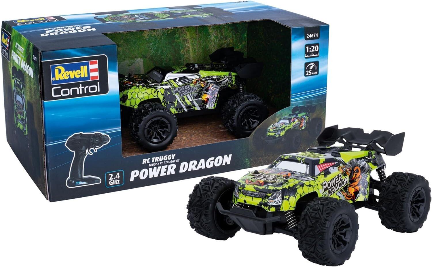 Revell Remote Controlled Stunt Car Truggy Power Dragon
