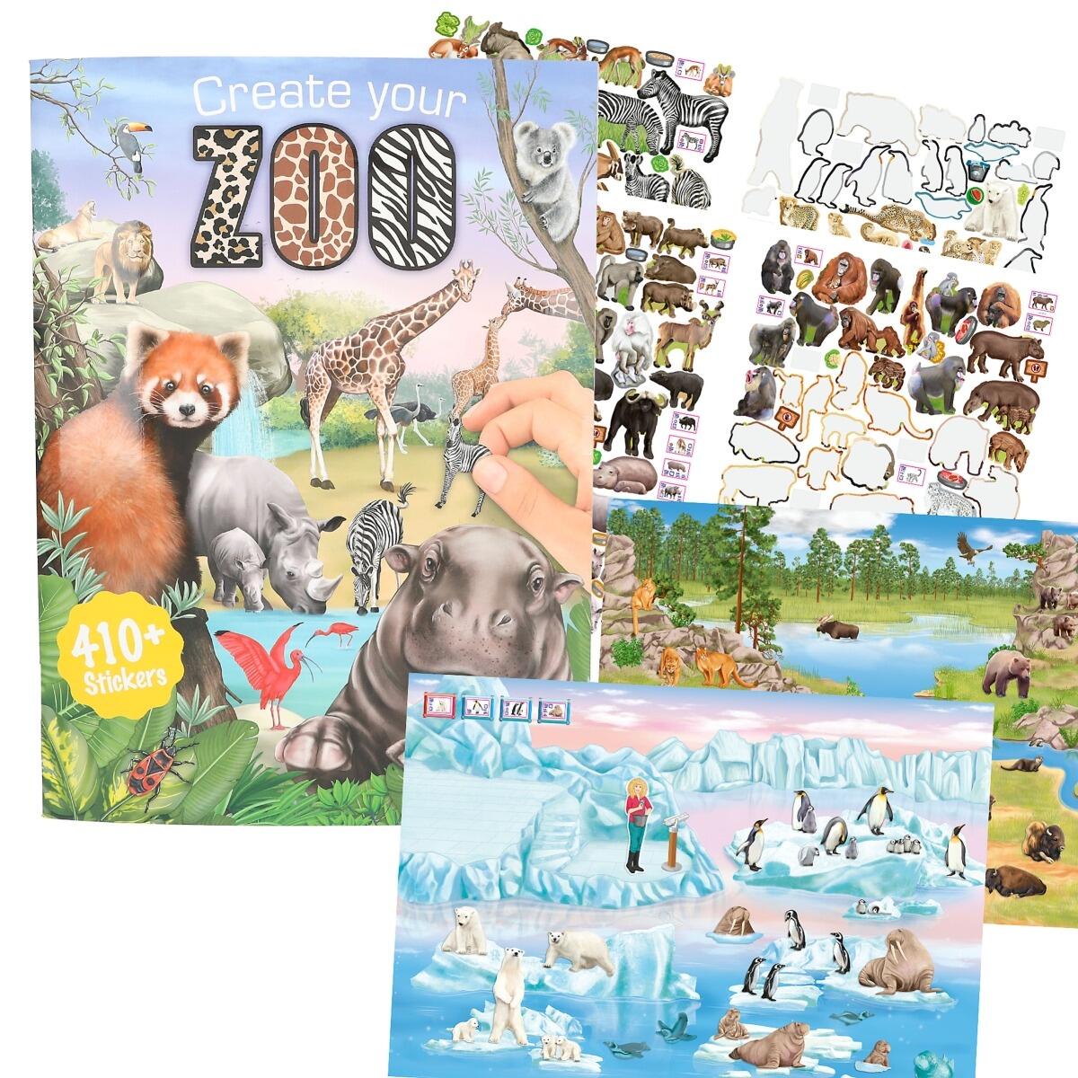 Create Your Zoo Sticker Book