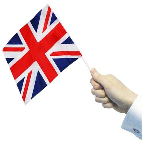 Union Jack Hand Waving Flag