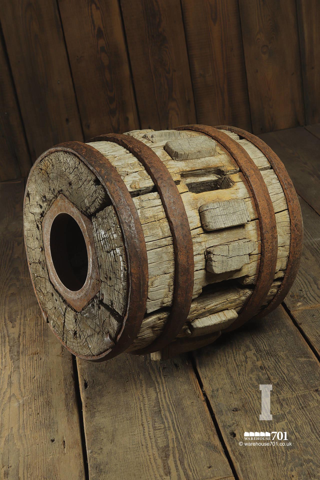 Antique Oak and Elm Wagon or Cart Wheel Hubs F - K