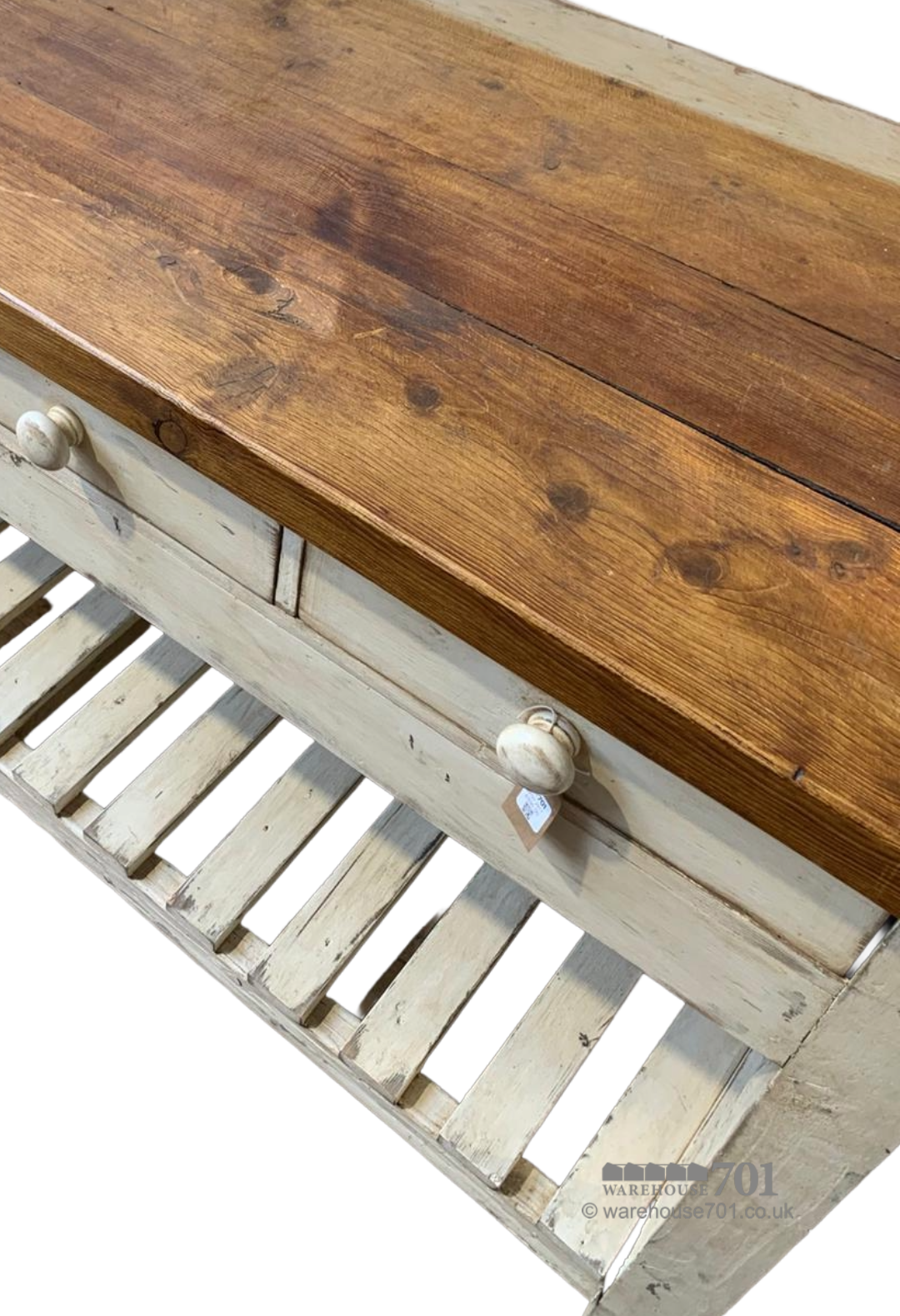 Vintage painted kitchen work table