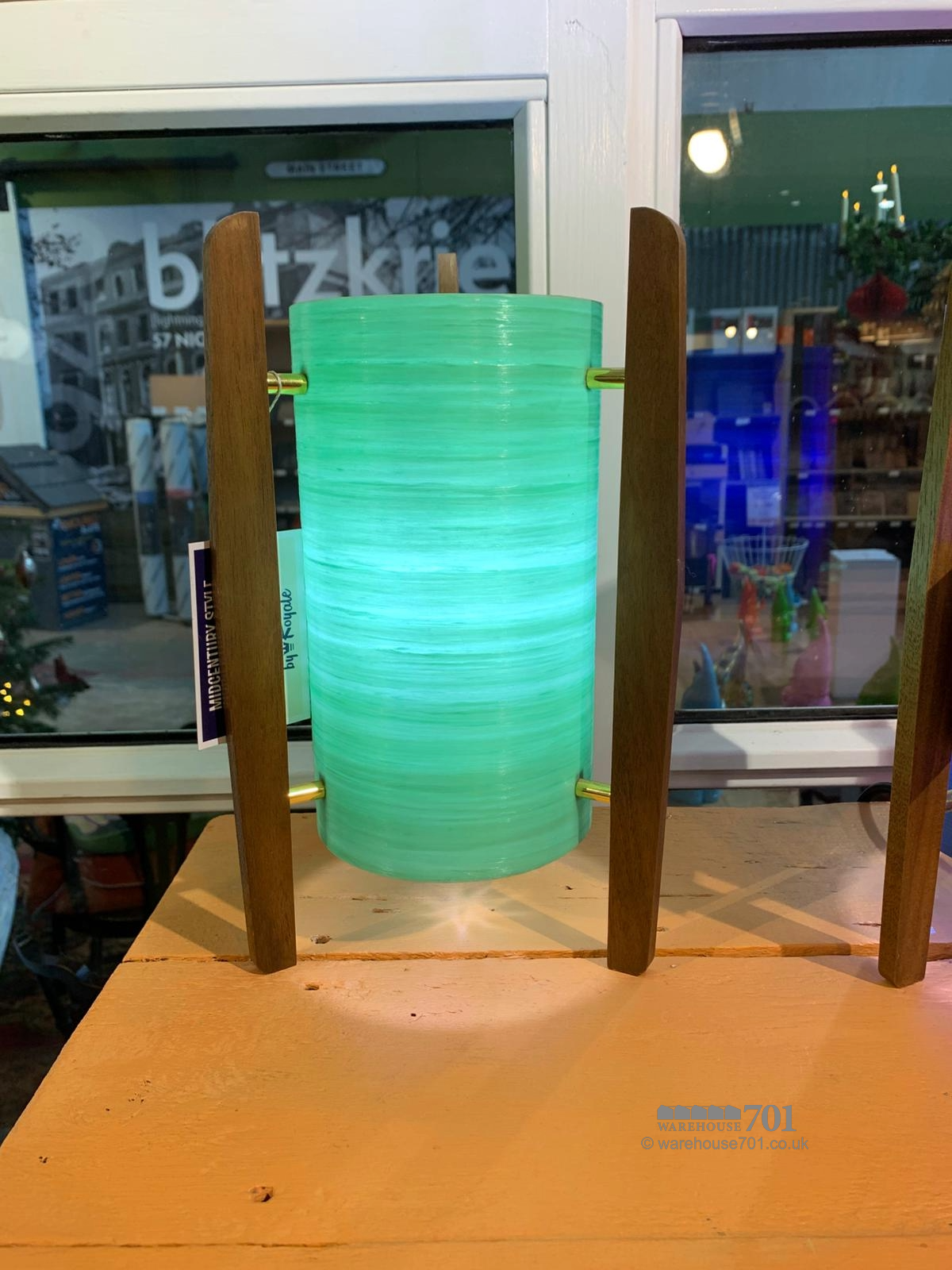 Mid-Century Modern Space Age Rocket Lamp