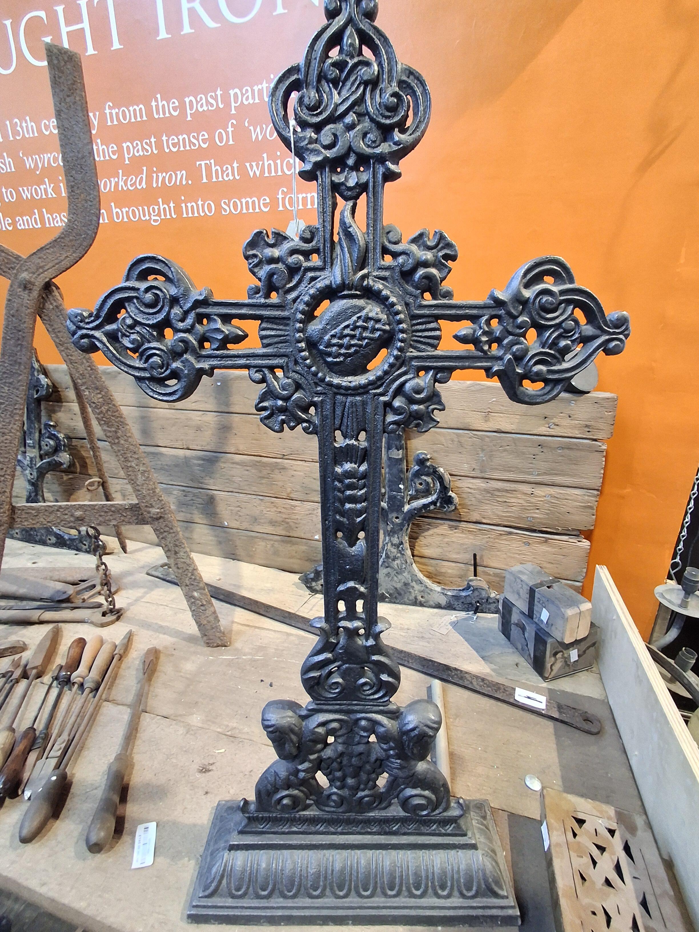Ornate Cast Iron Cross