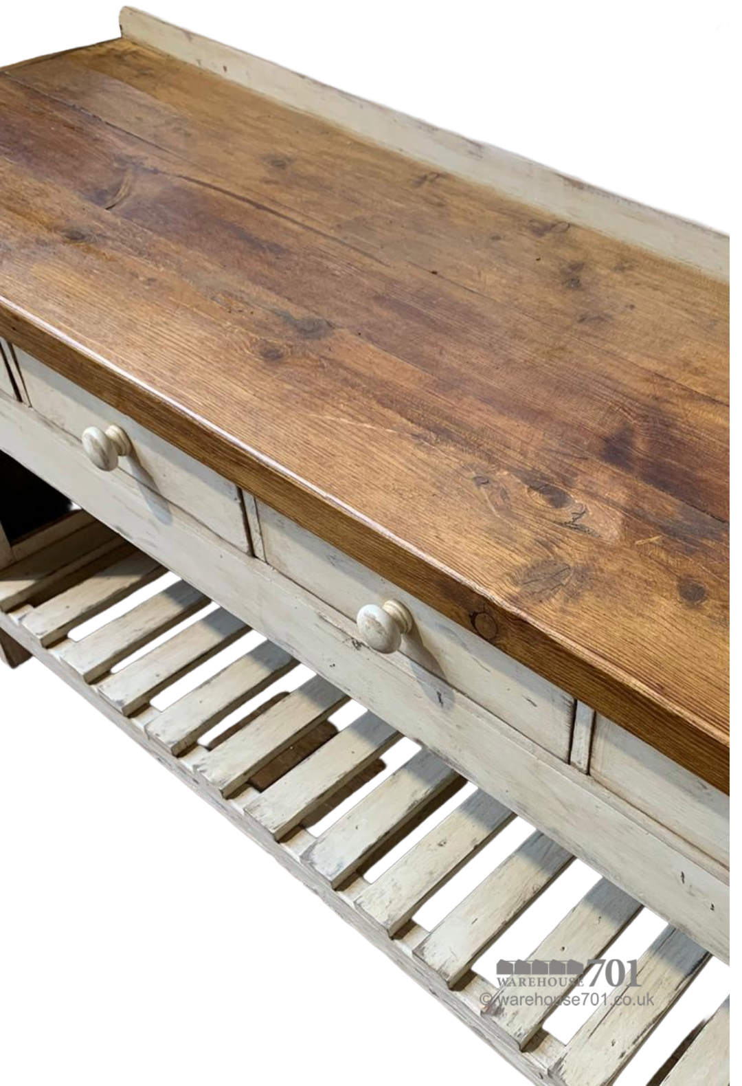 Vintage painted kitchen work table