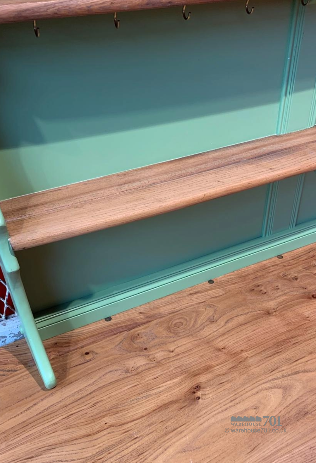 Ercol sage green painted dresser