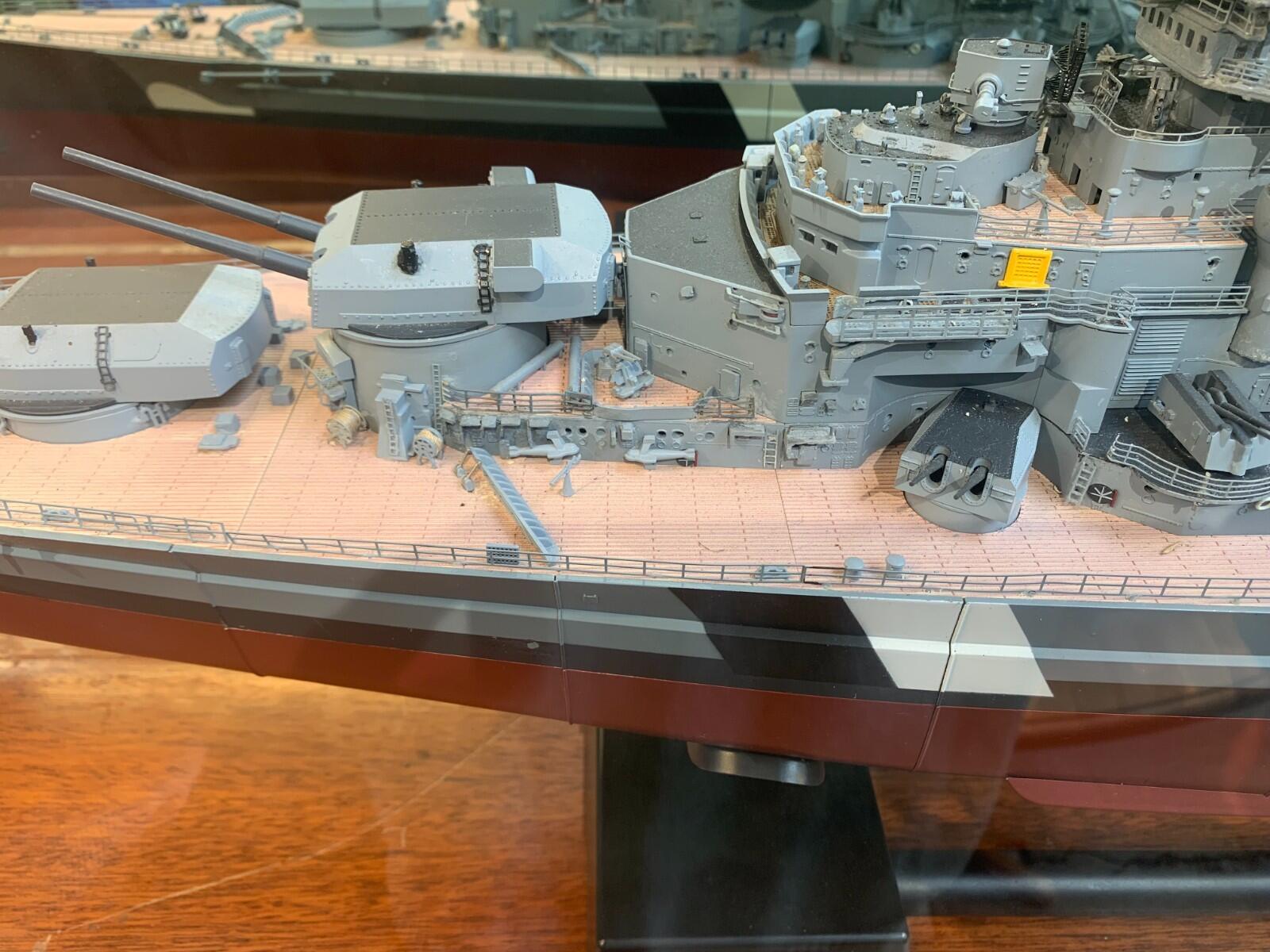 1/200 Bismarck model battle ship remote control