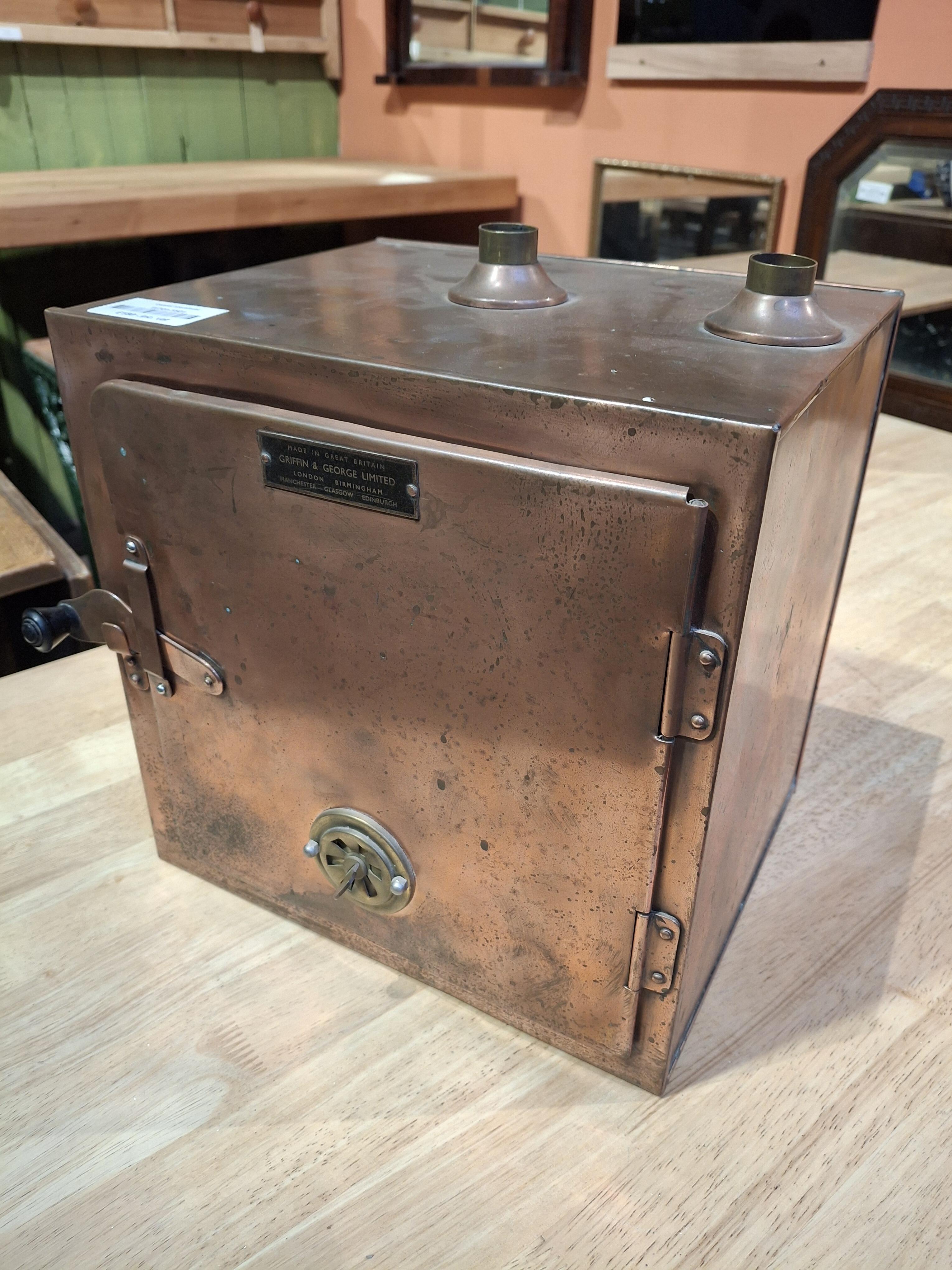 Vintage Copper Laboratory Steriliser by Griffin & George
