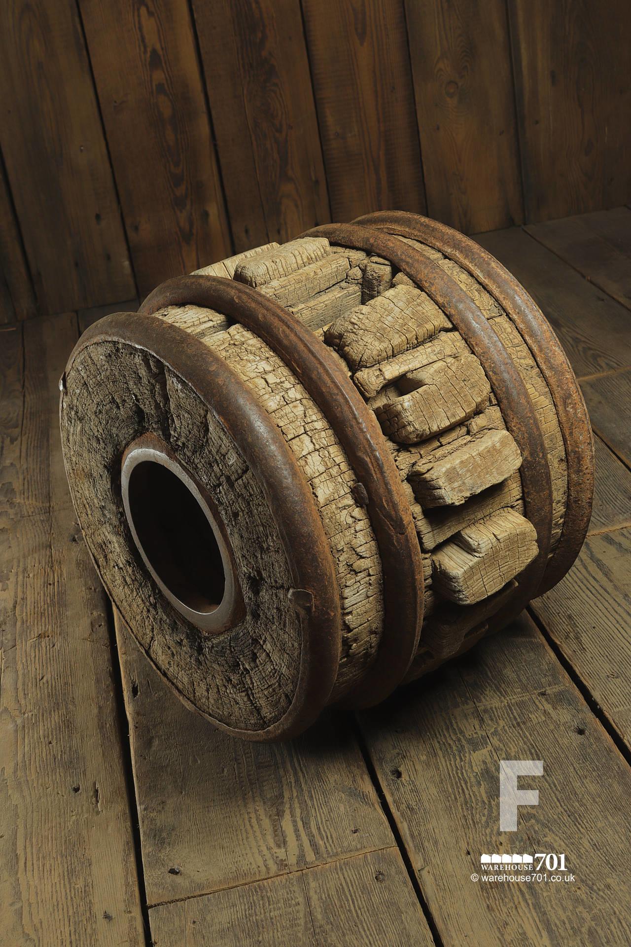 Antique Cast Iron Wagon Wheel Hubs
