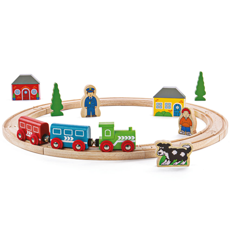 My First Wooden Train Set
