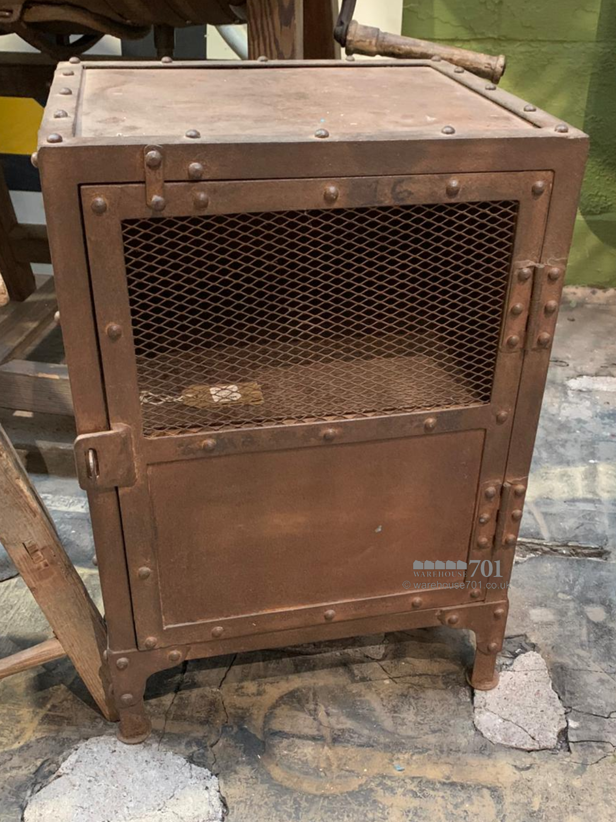 iron storage cabinet