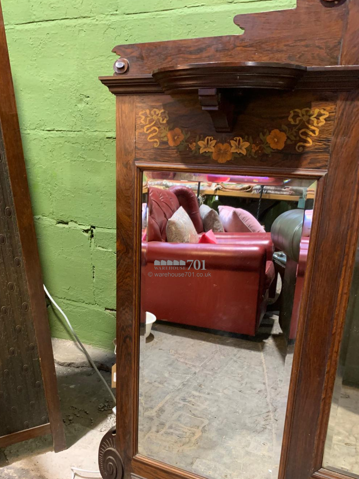 Triple over mantle mirror