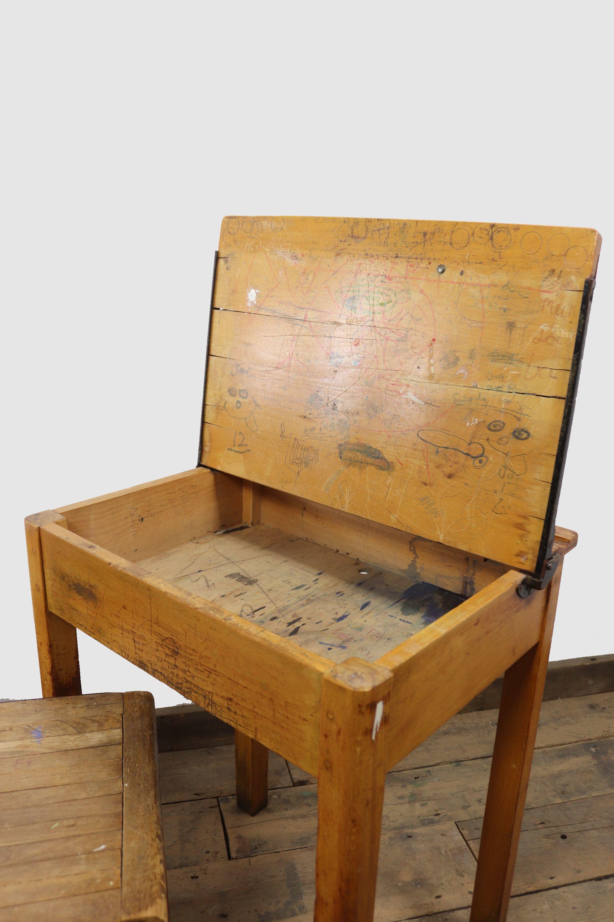 Vintage School Desk & Chair