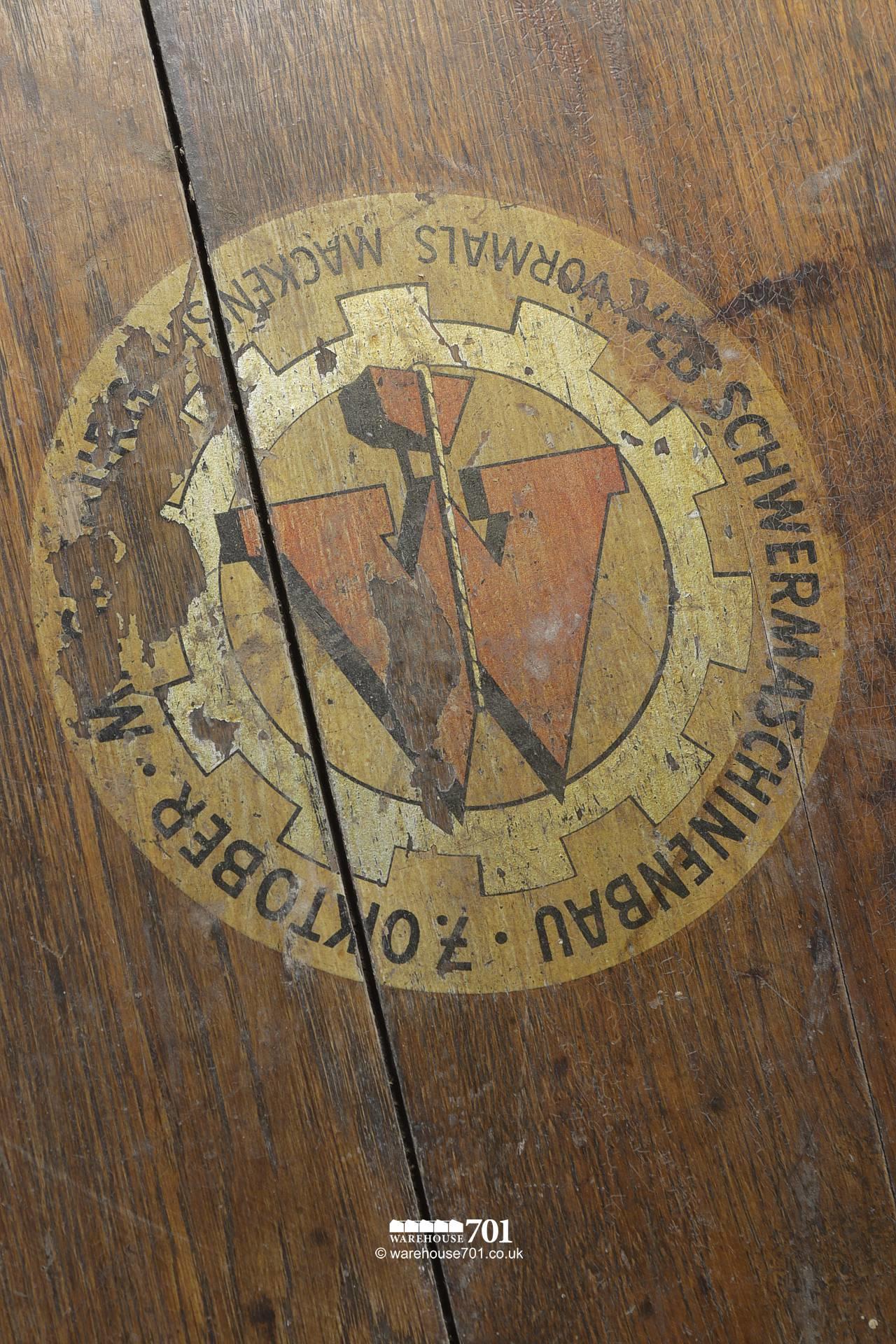 Antique Electric '7 Oktober' German Wooden Washing Machine