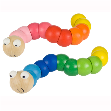 Wiggly Worm Wooden Toy