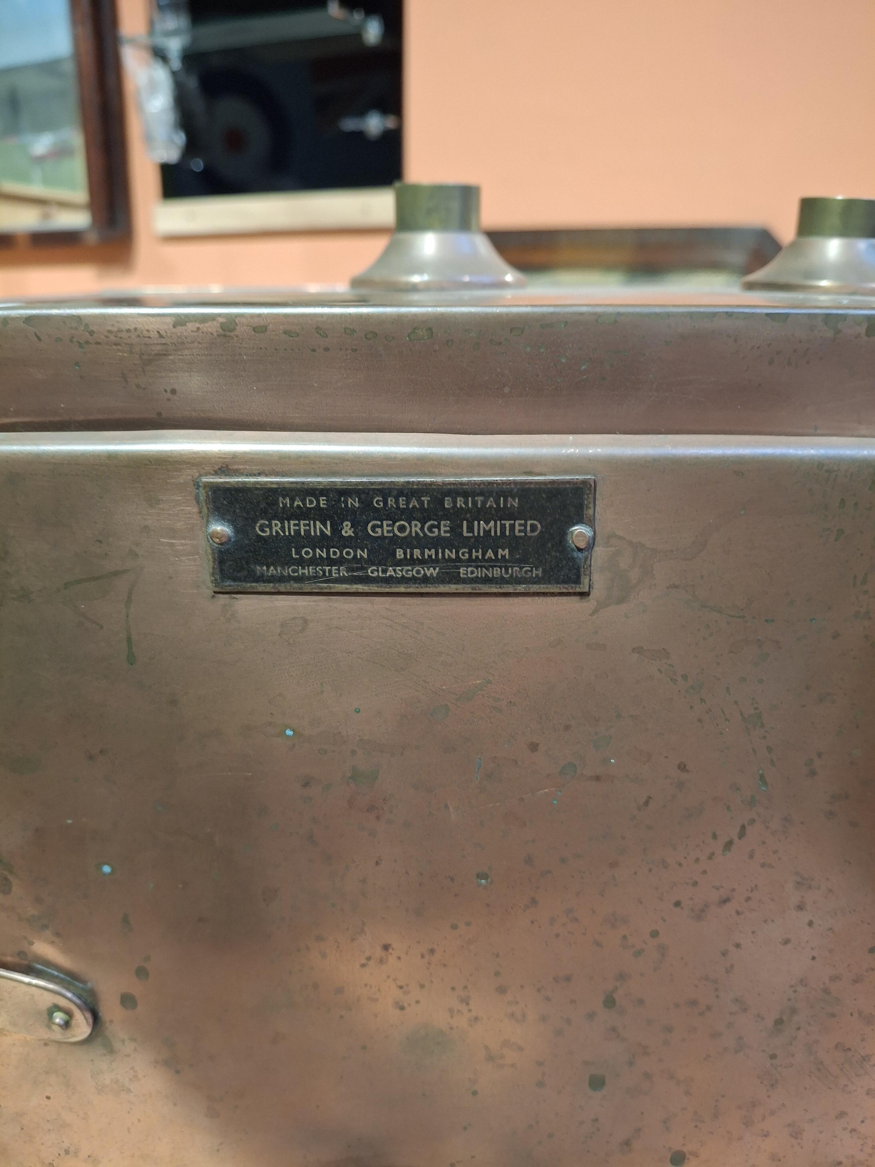 Vintage Copper Laboratory Steriliser by Griffin & George