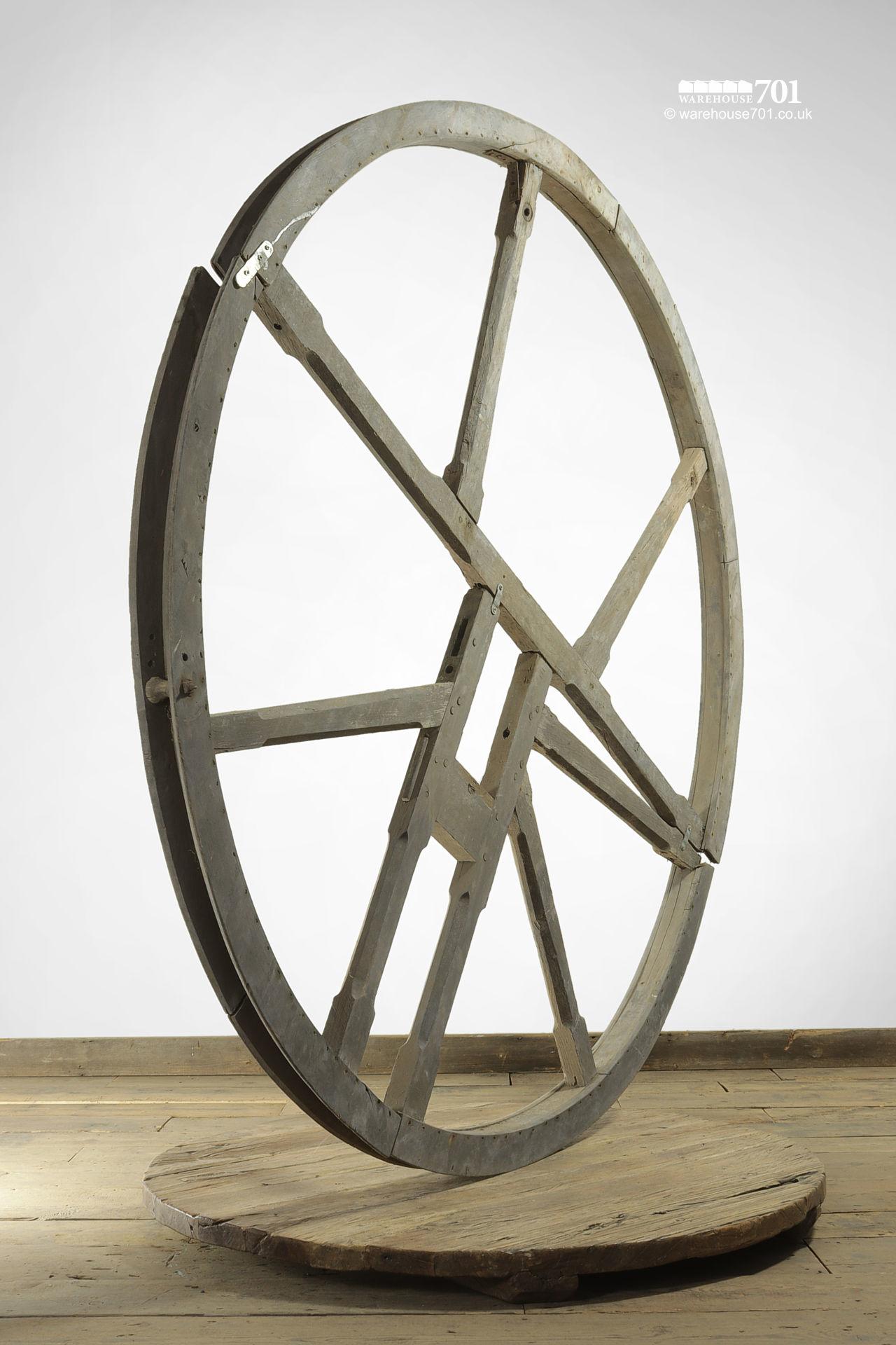 Very Large Old English Bell Wheel - Complete