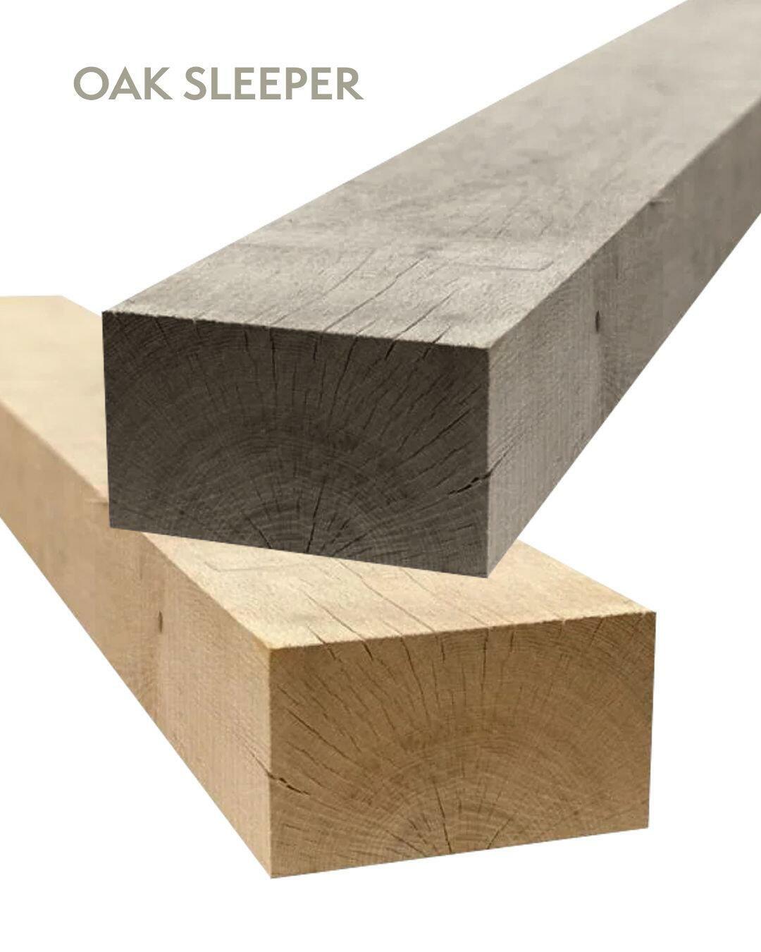 Timber SLEEPER 200mm x 100mm x 2.4m NEW OAK