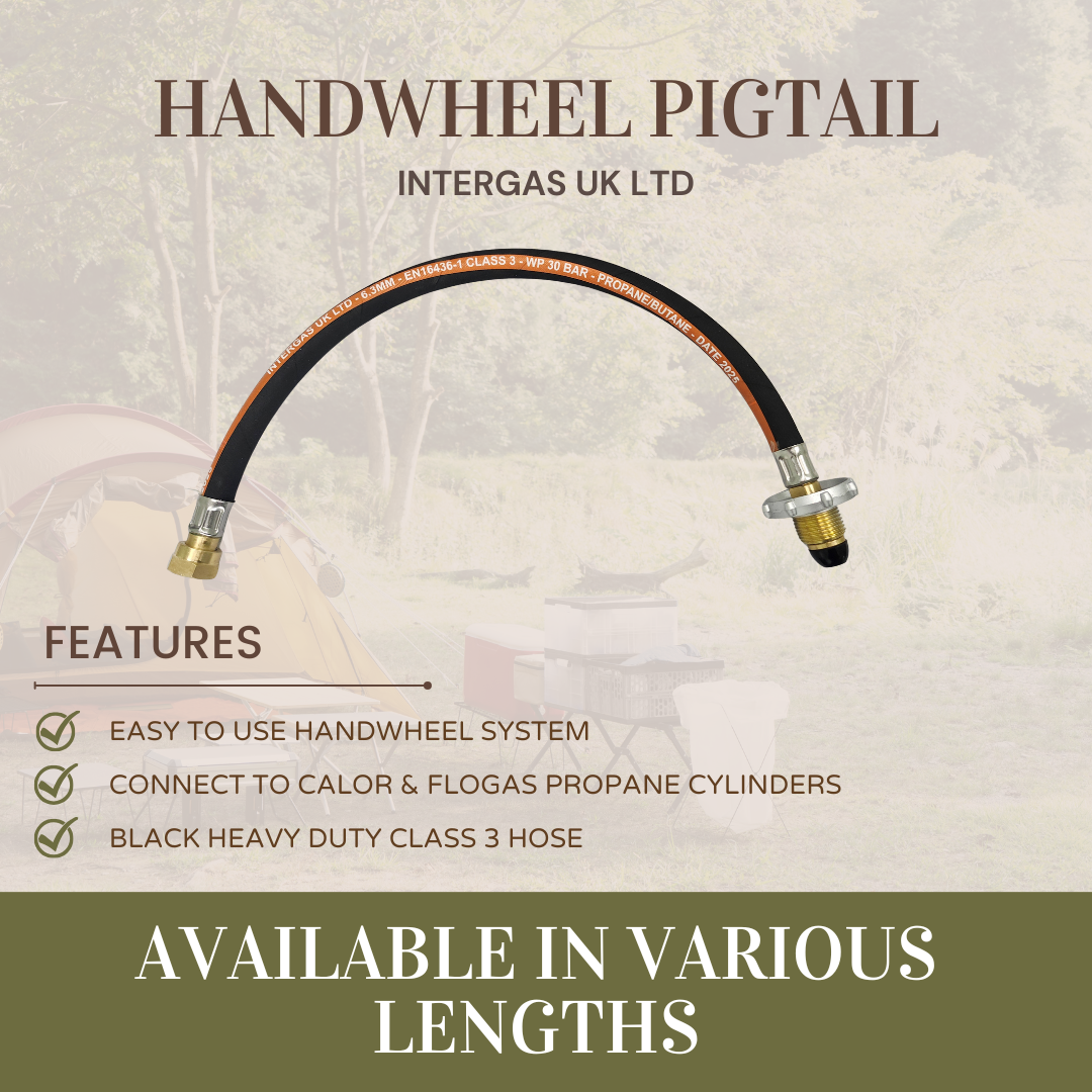 HANDWHEEL PROPANE PIGTAIL HOSE ASSEMBLY