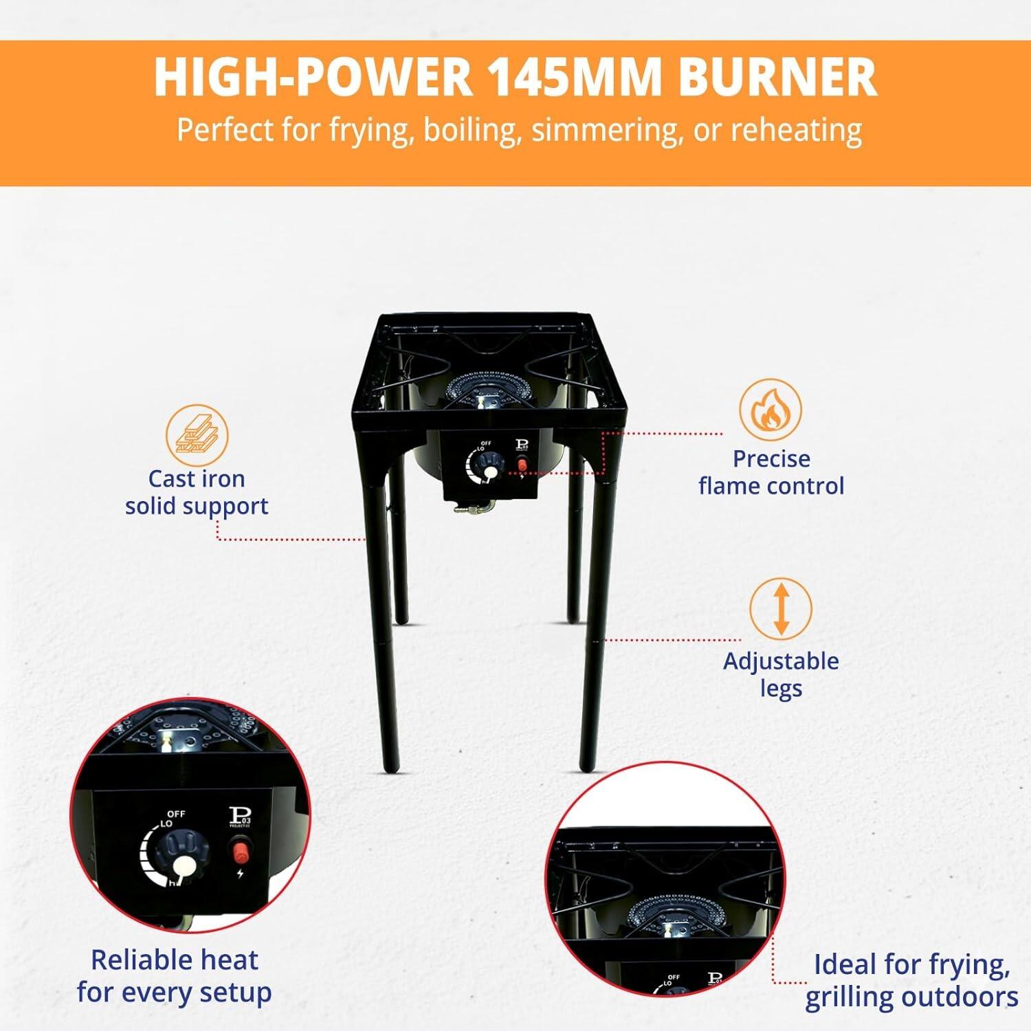 LARGE SINGLE BURNER CATERING COOKER