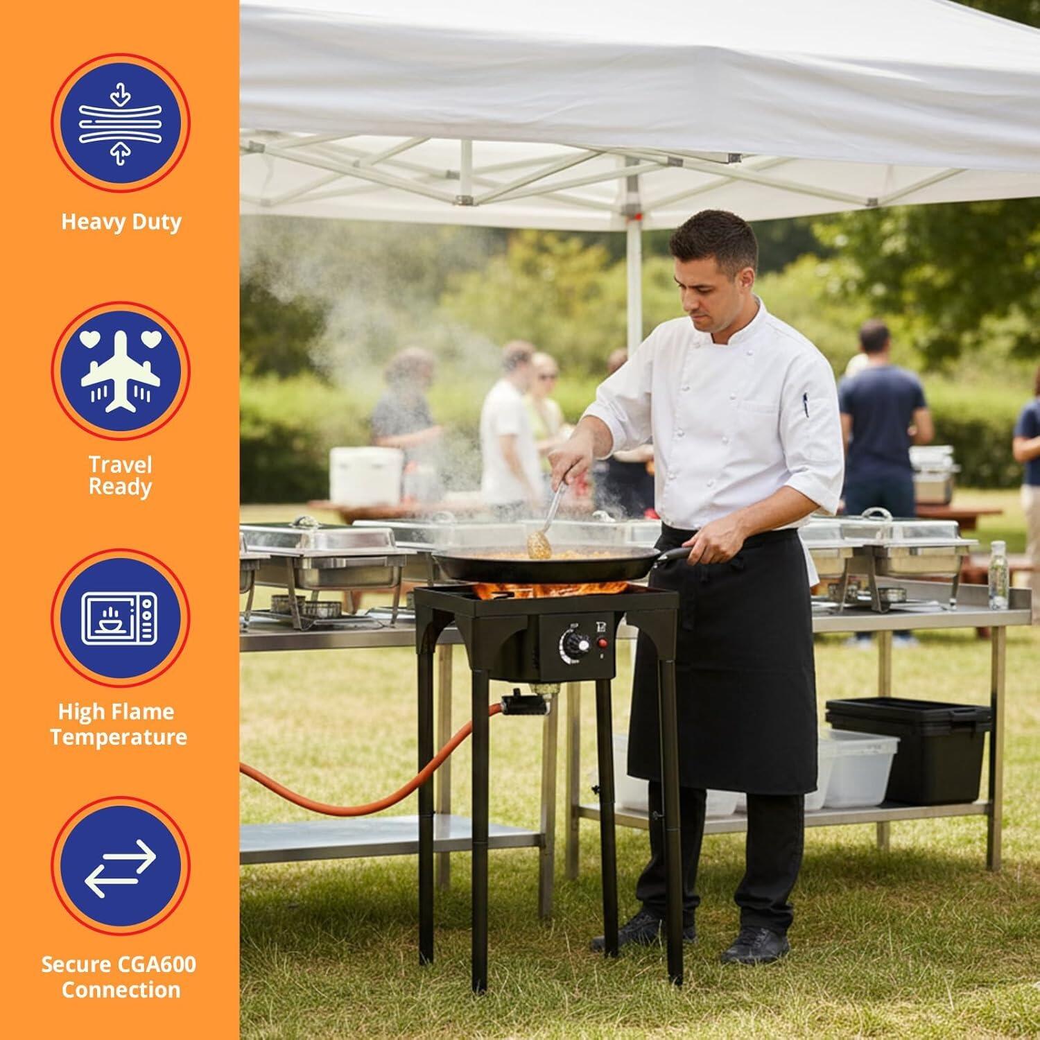 LARGE SINGLE BURNER CATERING COOKER