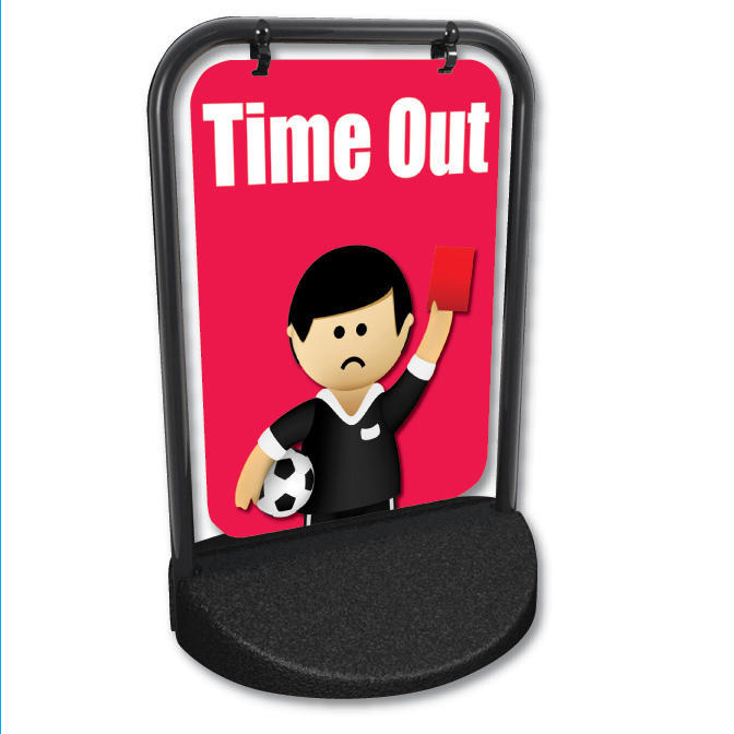 Swing Sign - Time Out