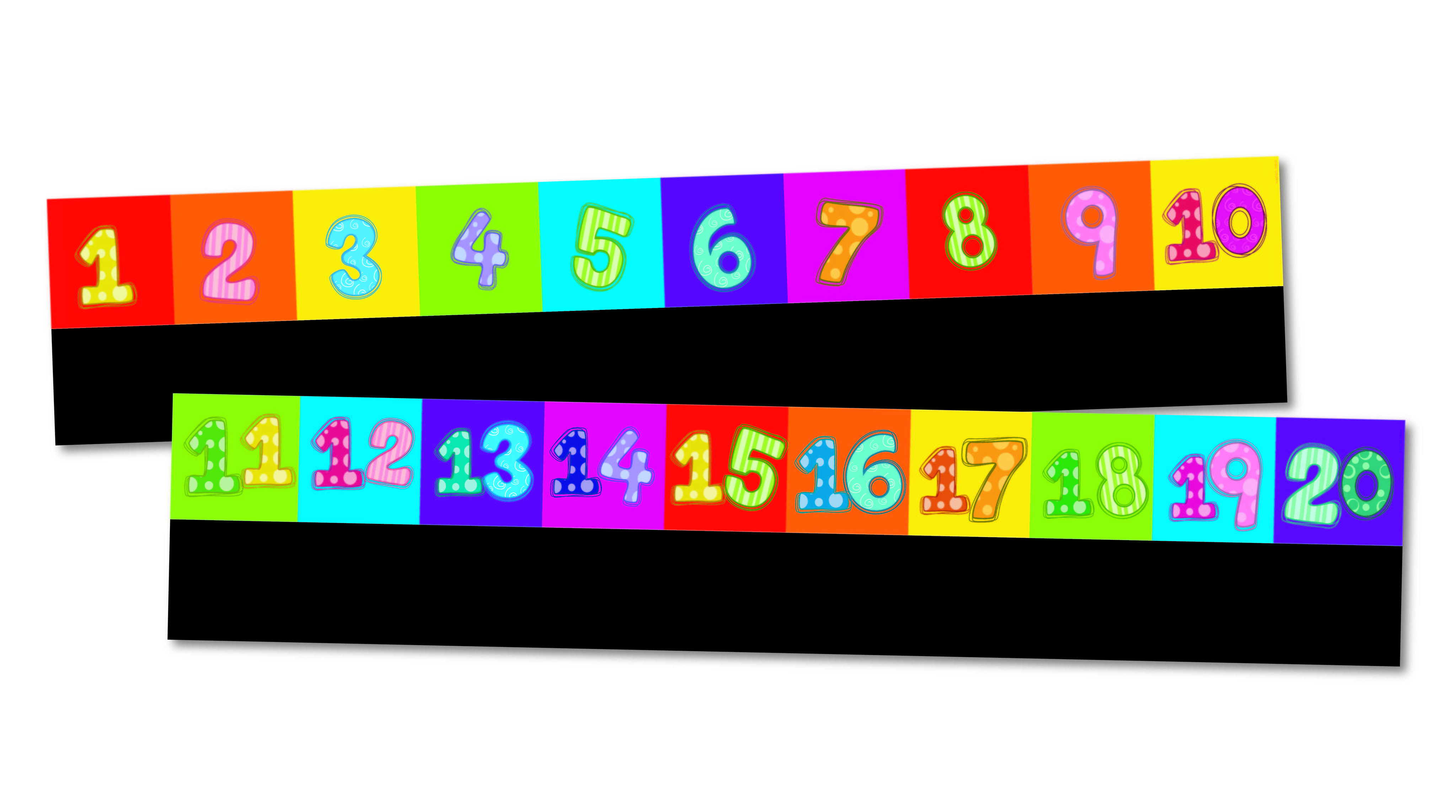 Chalkable Number Line 1-10 & 11-20