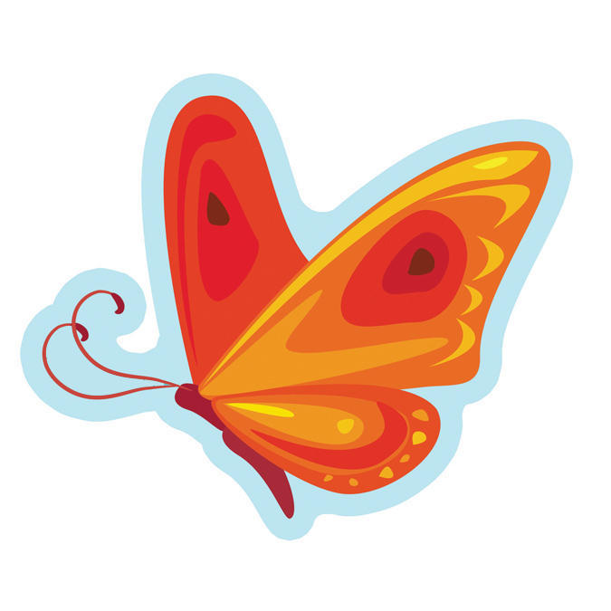 Set of 12 Butterfly Garden Sign