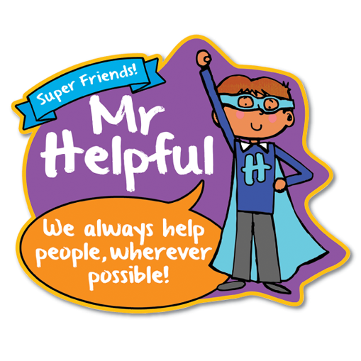 Set of 6 Super Friends Signs