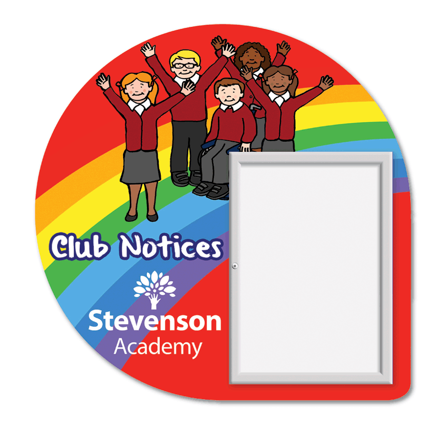 Funky Rainbow Noticeboard