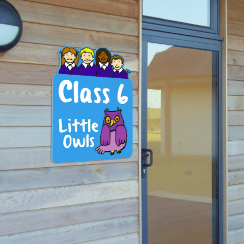 Illustrated Door Sign (English/as Gaeilge)