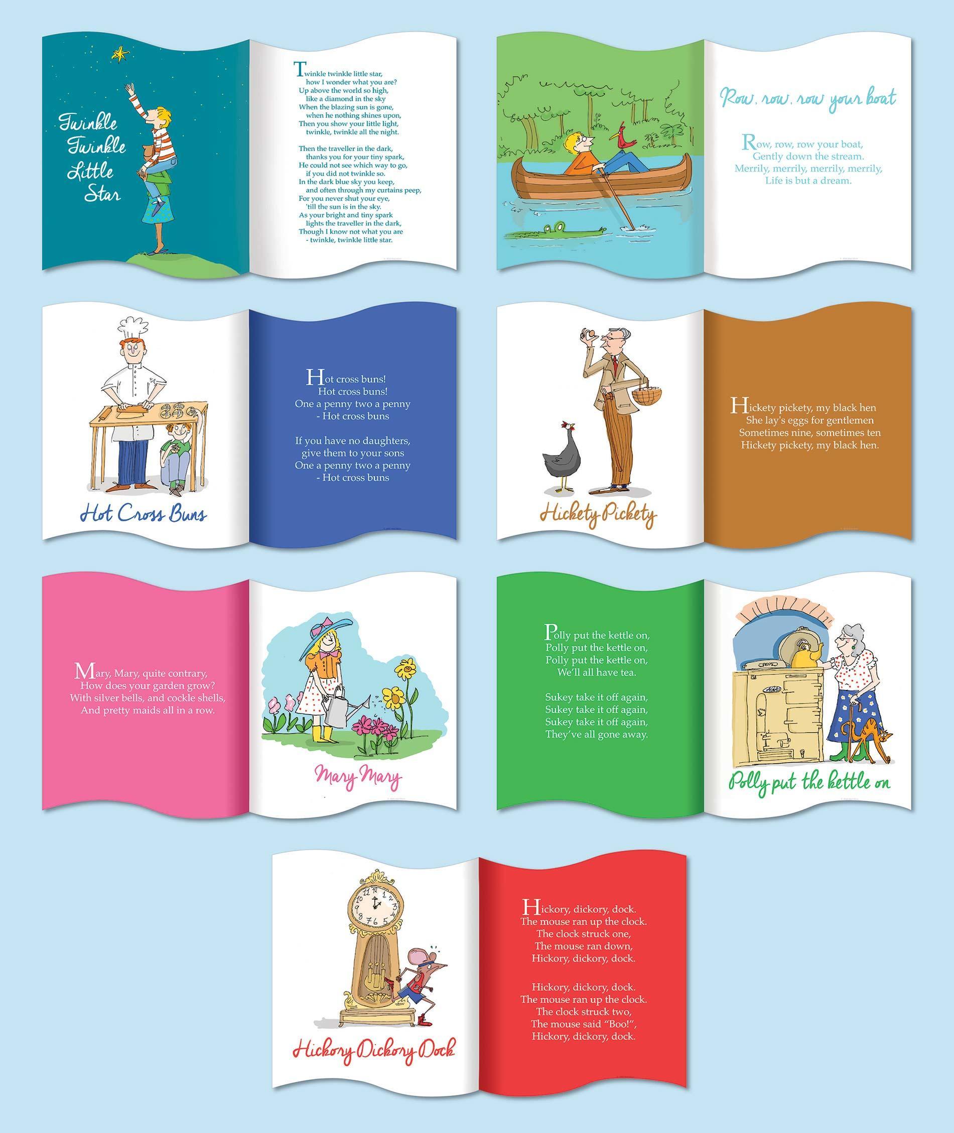 Set 2 of 7 More Nursery Rhymes