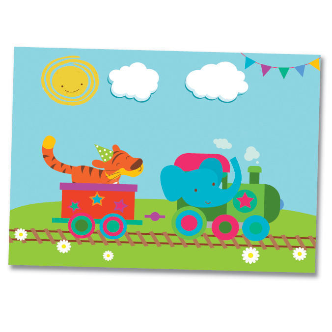 Jungle Train Outdoor Graphic