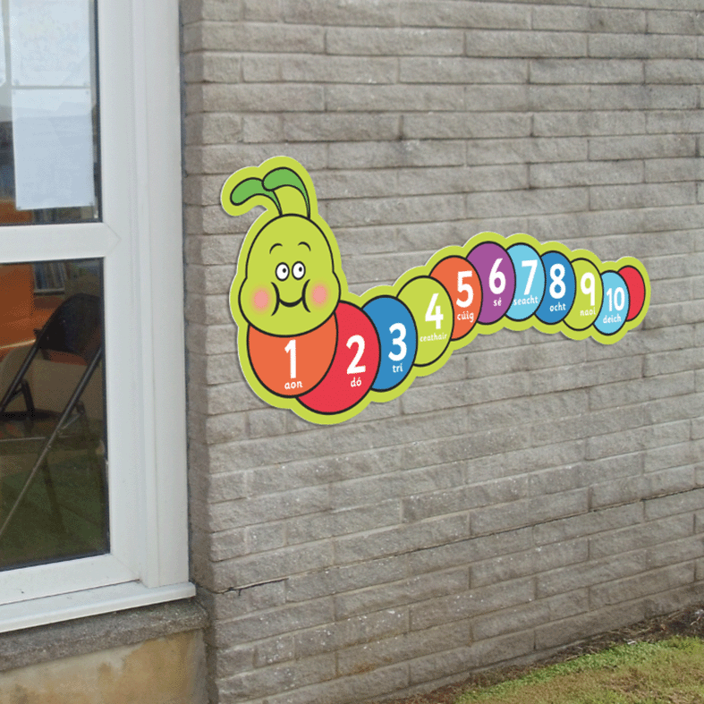 Counting Caterpillars (as Gaeilge)