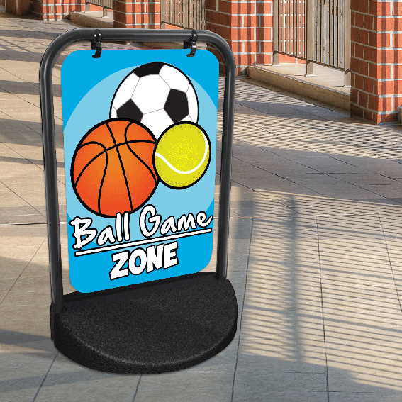 Swing Sign - Playground Zone