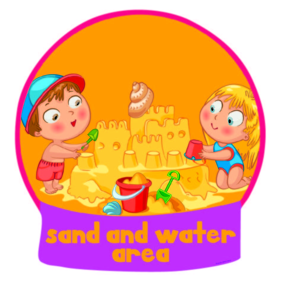 Zone Sign - Sand and Water Area