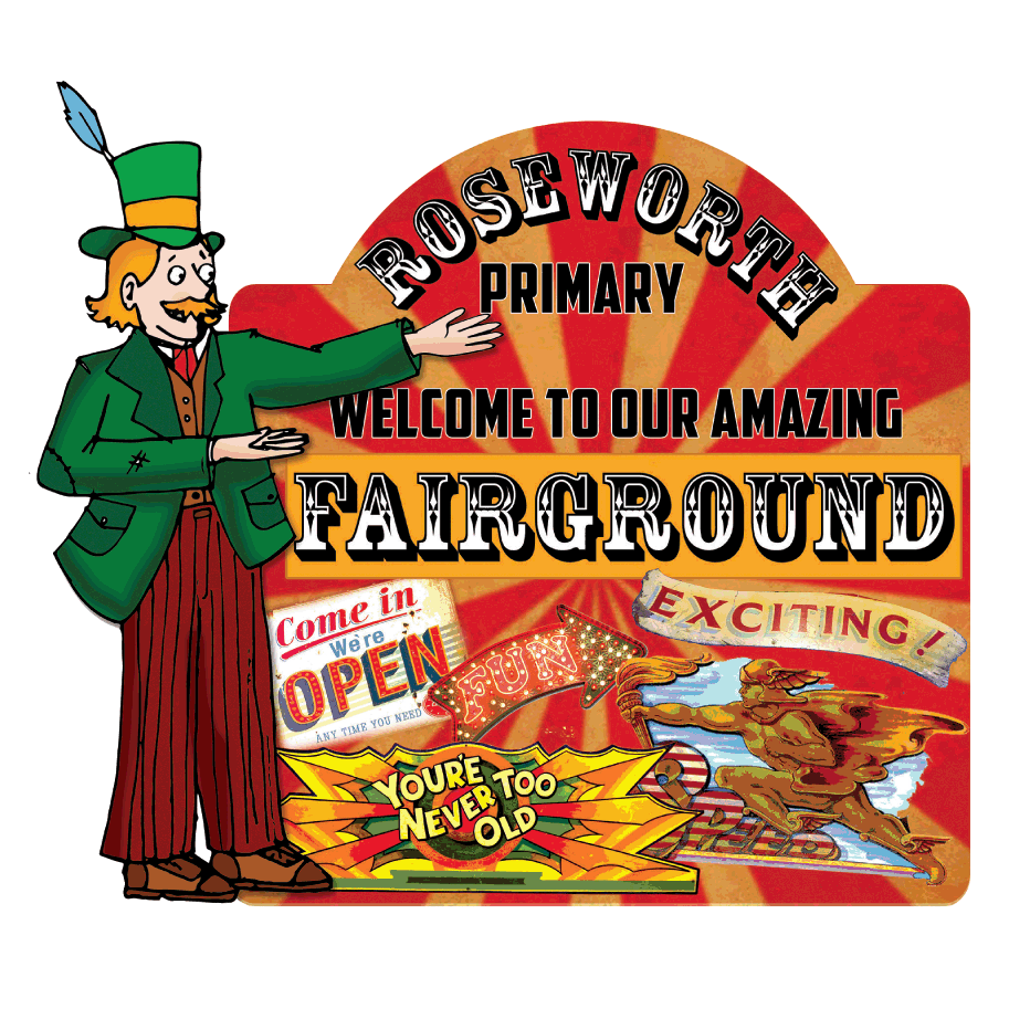 Fairground Welcome Sign