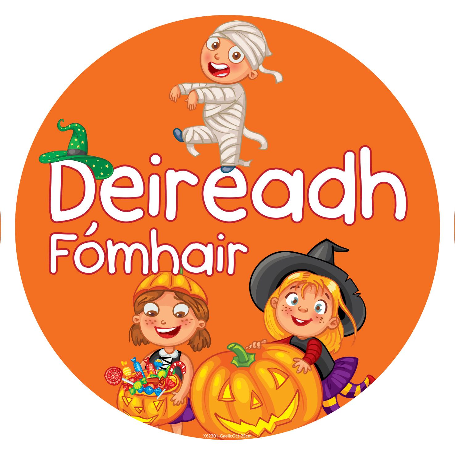 Months Sign Set (as Gaeilge)