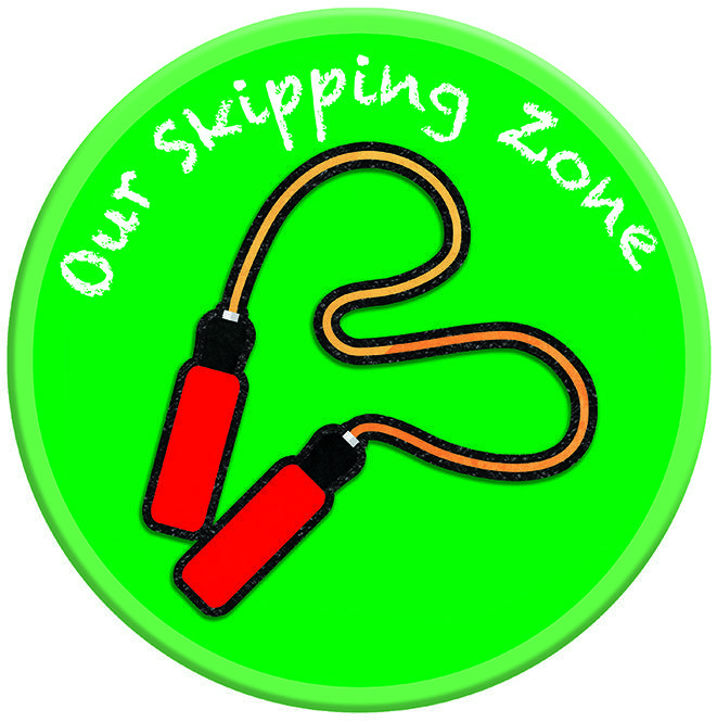 Skipping Zone Wall Sign