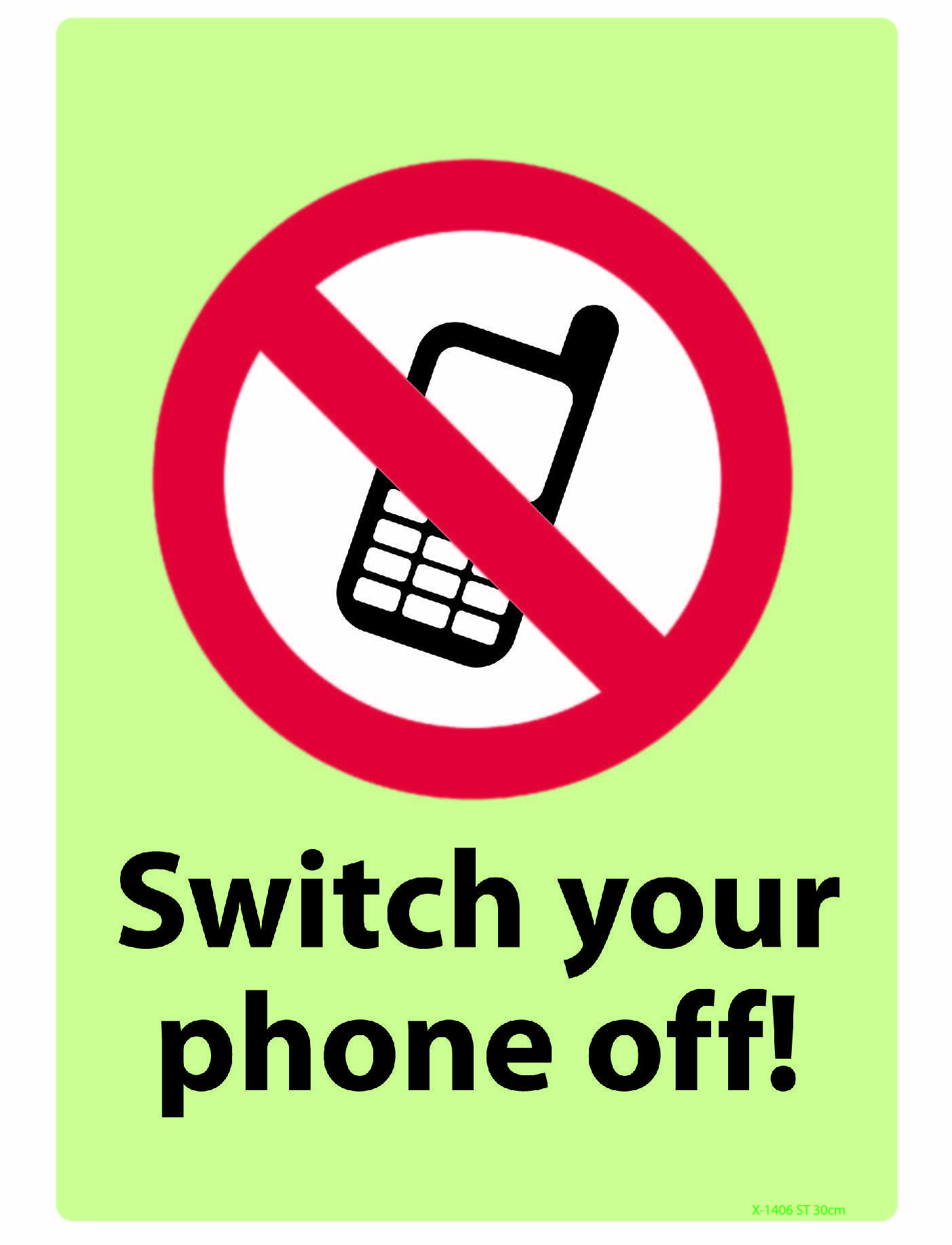 Site Sign - Switch Off