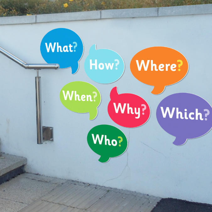 Set of 7 Question Words