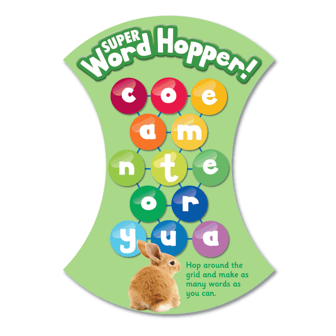 Challenge Wall - Super Word Hopper
