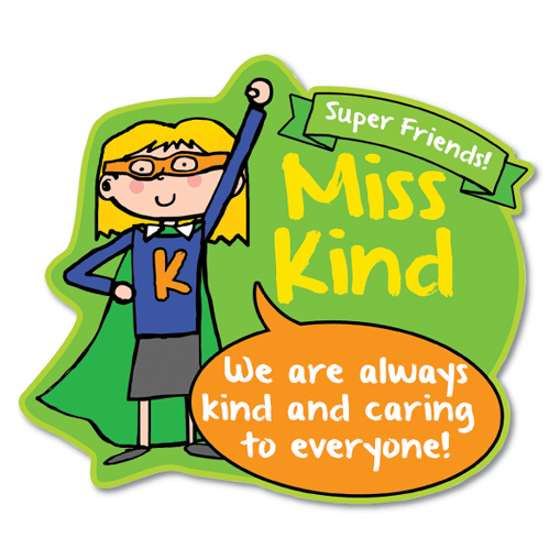 Set of 6 Super Friends Signs