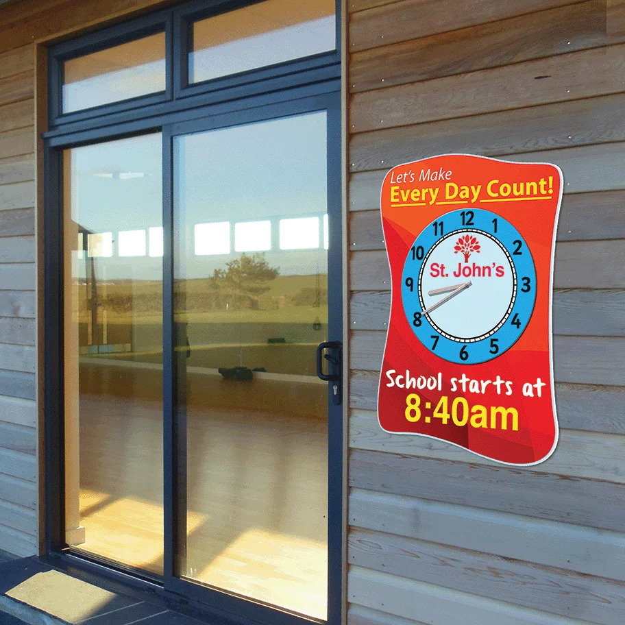 Make Every Day Count Clock Sign